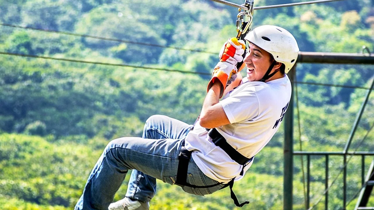 Tirolina en el Mirador Izcagua en La Palma Adrenalina y Vistas